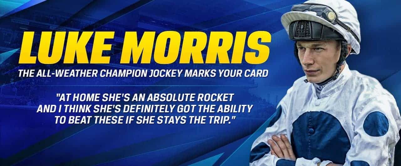 Luke Morris has a sprinter to the forefront of his mind this weekend ...