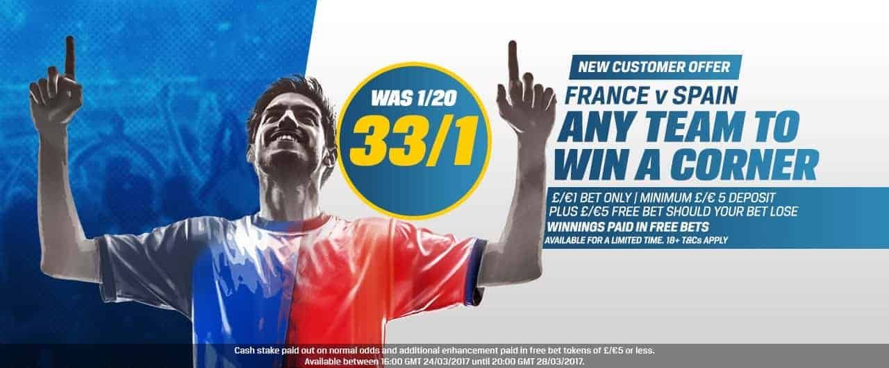 New Customer Offer: France vs Spain price boost