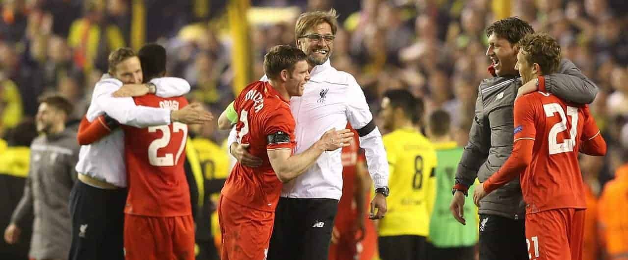 Klopp finds fate and Kop folklore with Liverpool turning around Dortmund