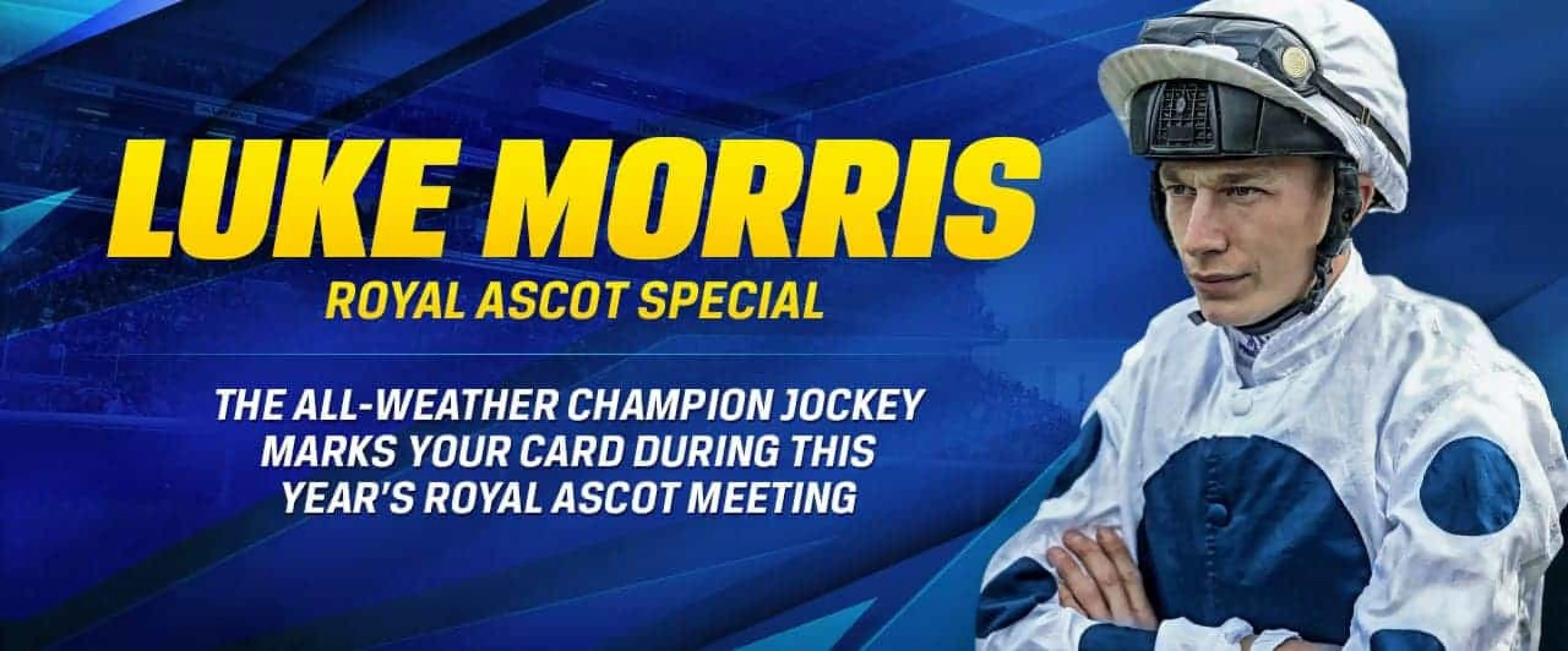 Luke Morris: “He’s right there on figures and I think he’s my best ride ...